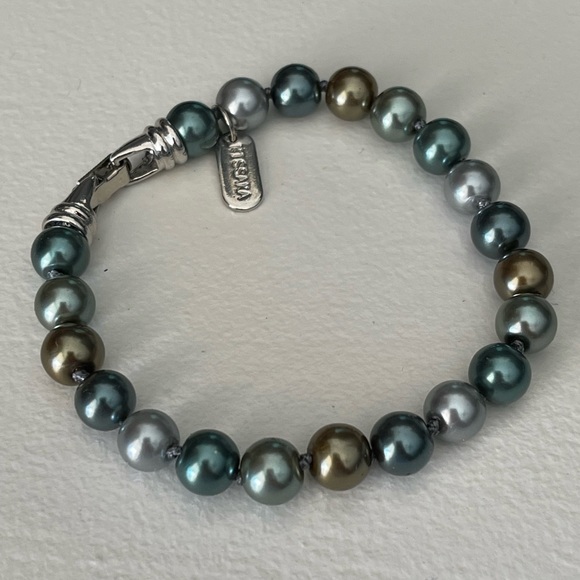 Kissaka | Jewelry | Kissaka Vintage Faux Tahitian Pearl Bracelet | Poshmark